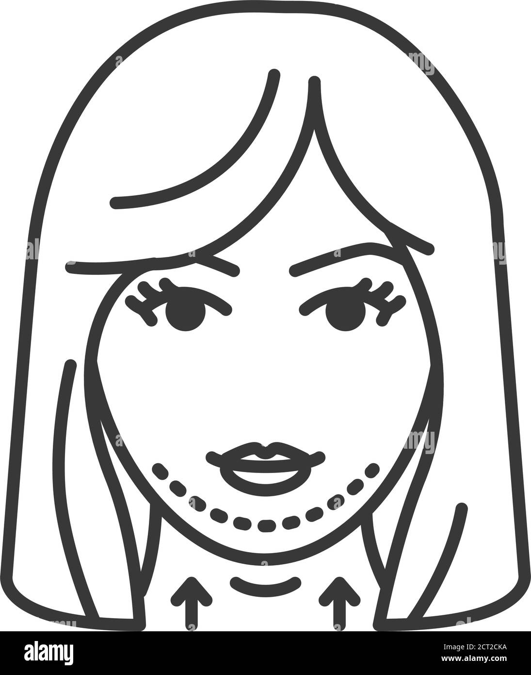 Neck reconstruction Stock Vector Images - Alamy