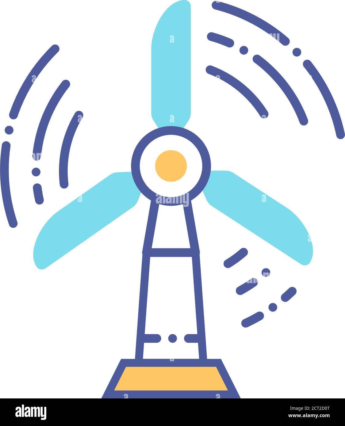 Non factory line color icon. Environment protect vector pictogram. Non ...