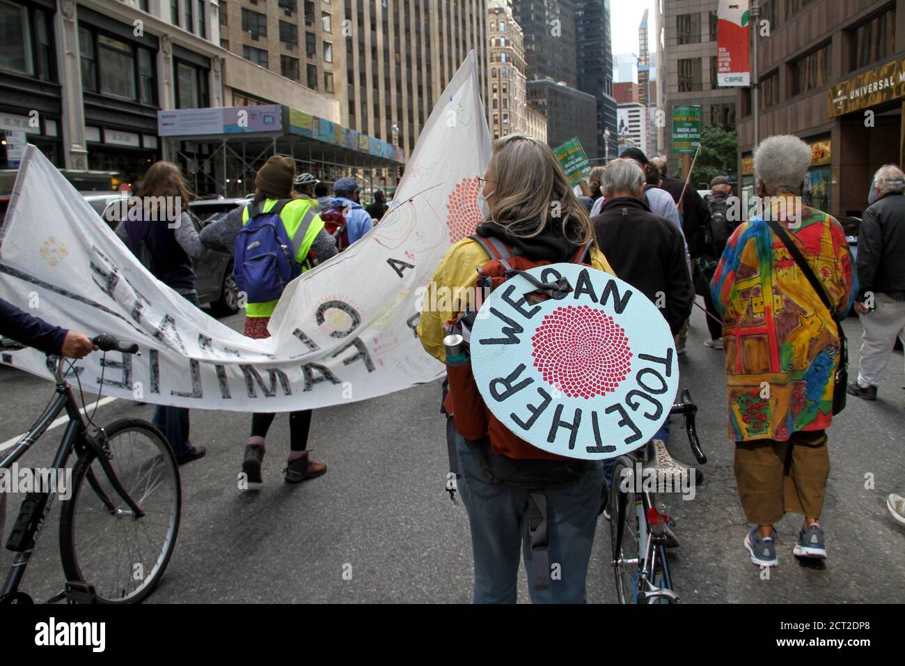 New York, USA. 20th Sep, 2020. (NEW) Climate Change Peaceful Protest in ...