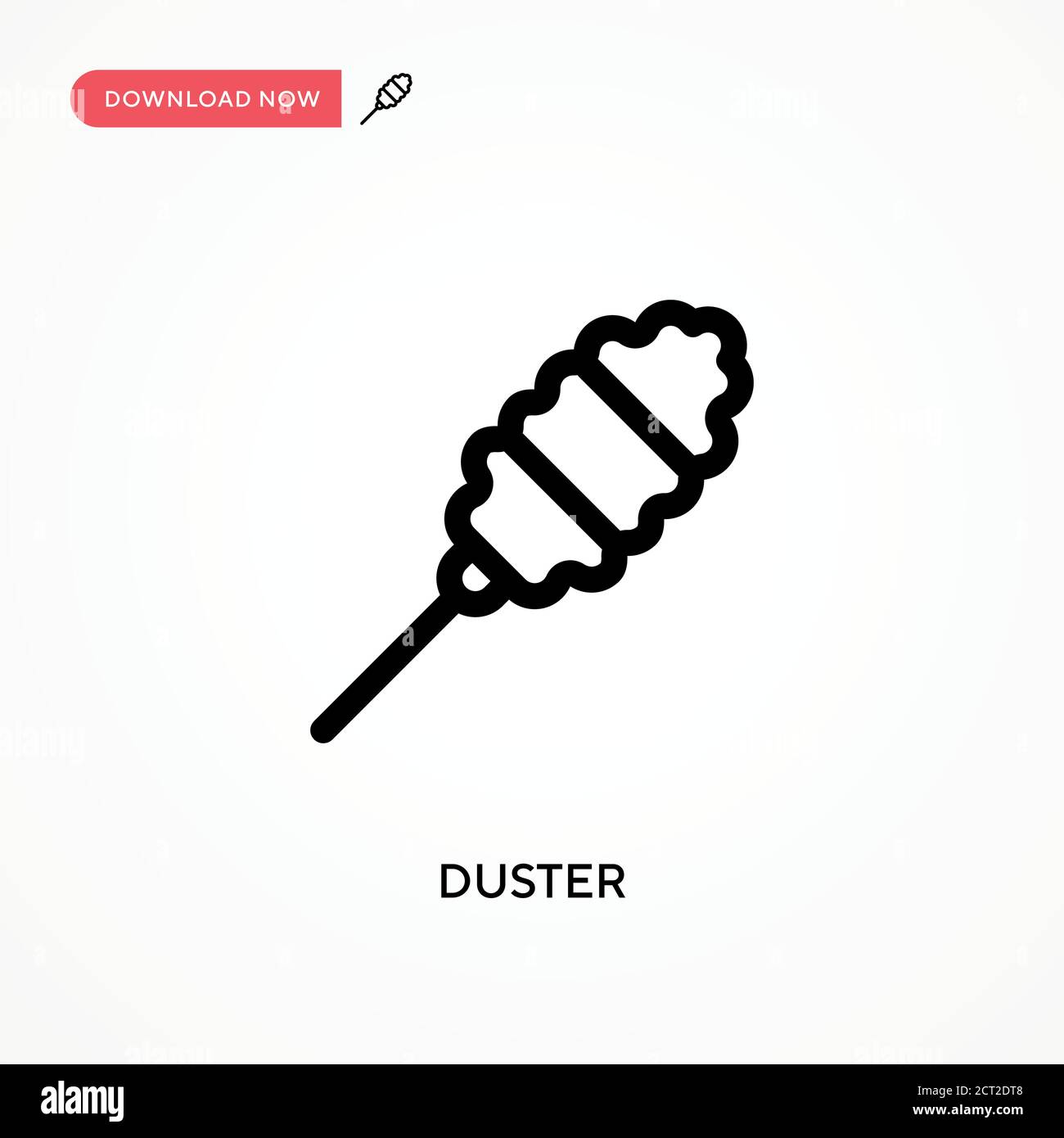 Duster Simple vector icon. Modern, simple flat vector illustration for ...