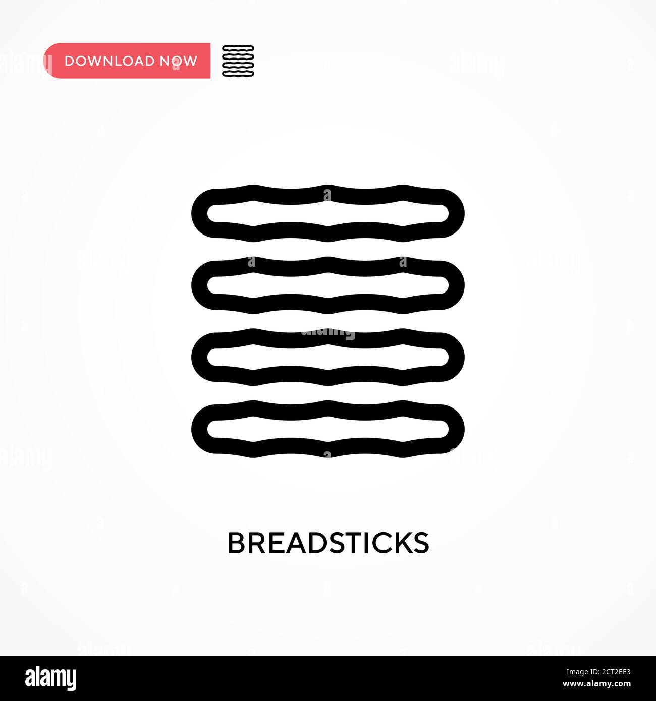 Parmesan breadsticks Stock Vector Images - Alamy