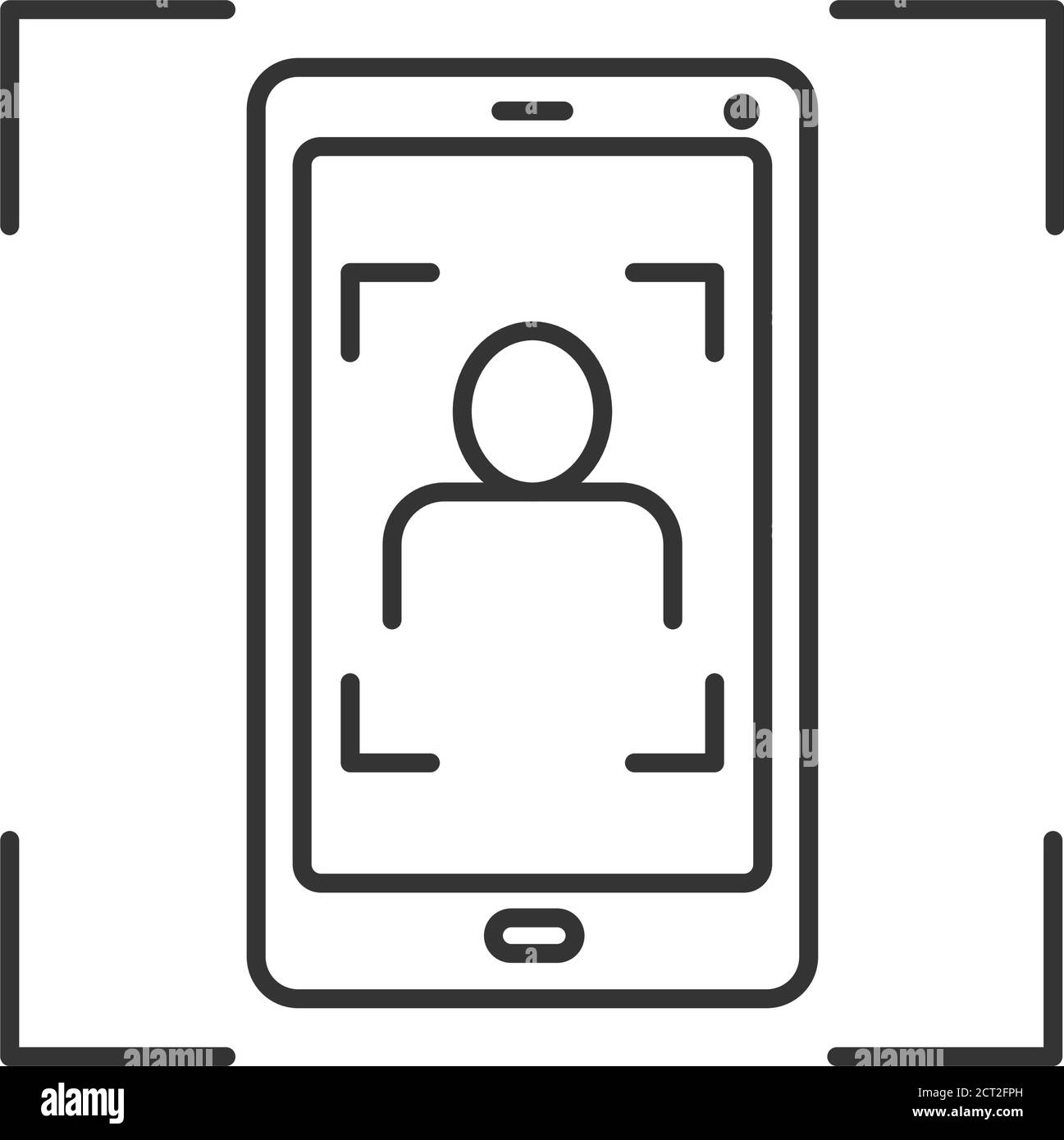 Fingerprint scan provides security access black line icon. Protection ...
