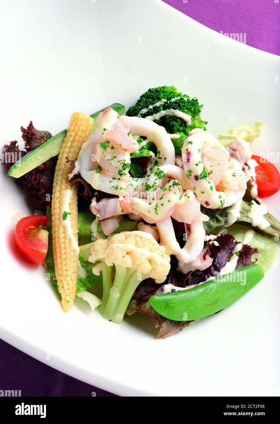Fresh mixed vegetables salad image professional photograph for hotels ...