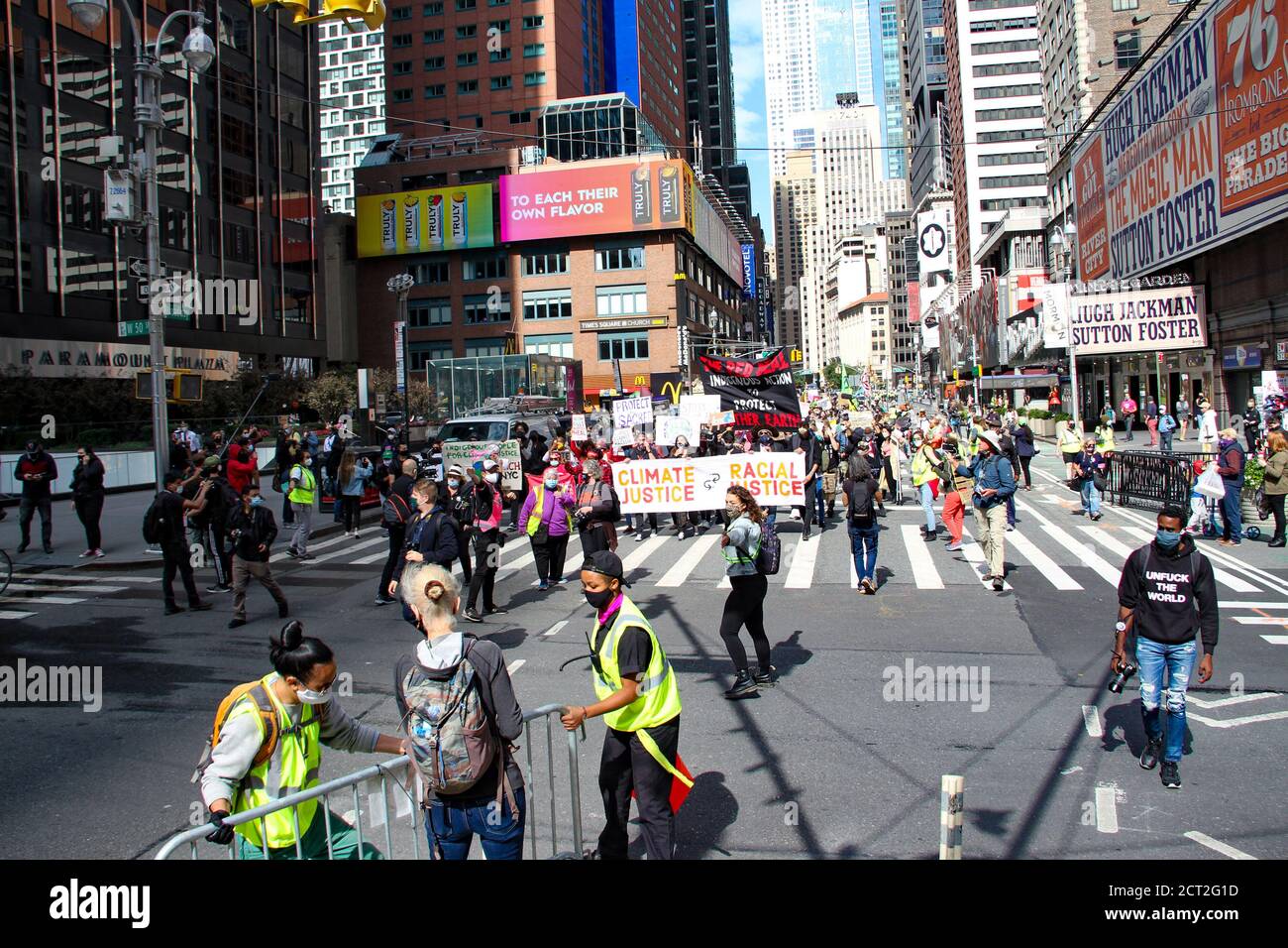 New York, USA. 20th Sep, 2020. (NEW) Climate Change Peaceful Protest in ...