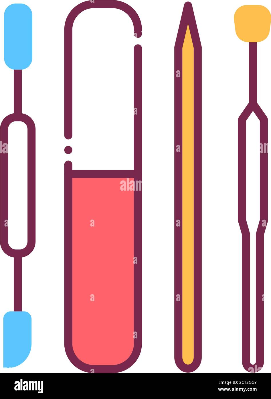 Manicure tools vector illustration hi-res stock photography and images ...
