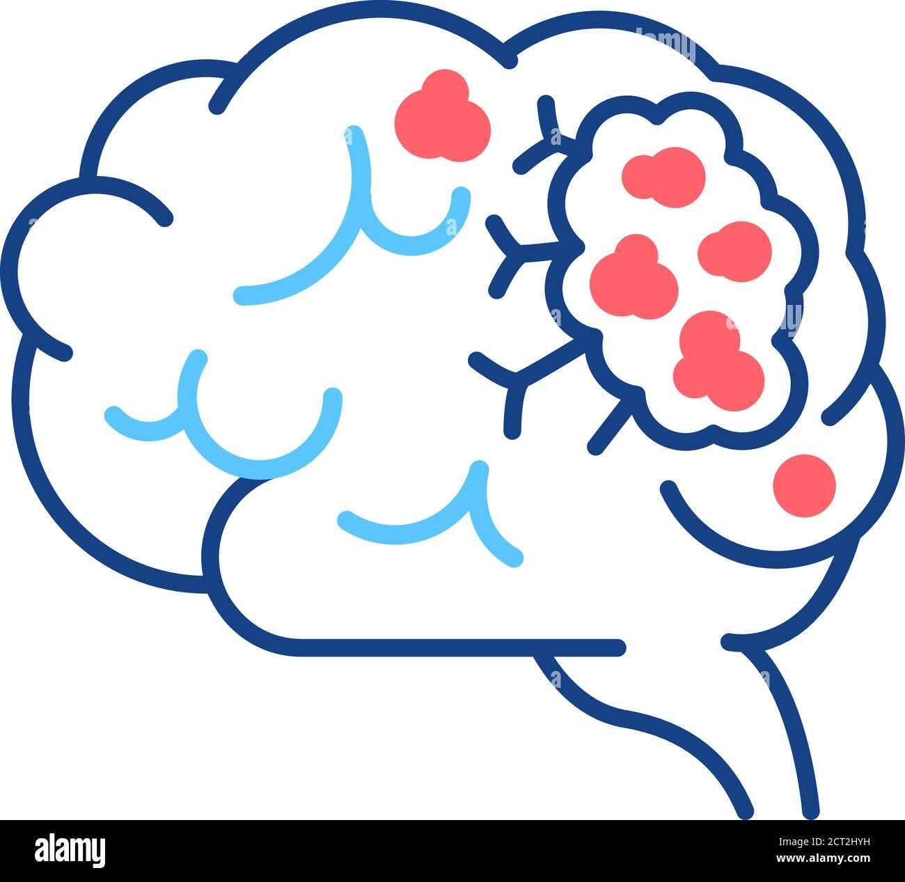 Brain Cancer Symbol Color