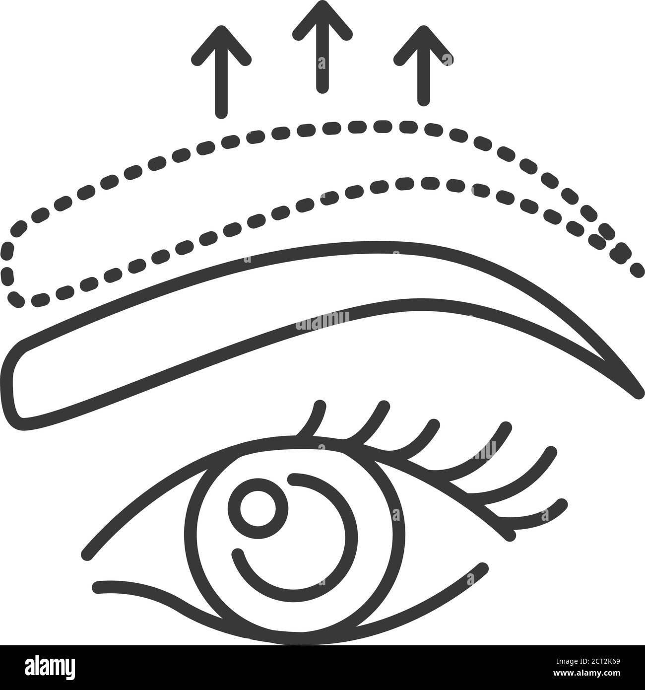 Brow stroke Black and White Stock Photos & Images - Alamy