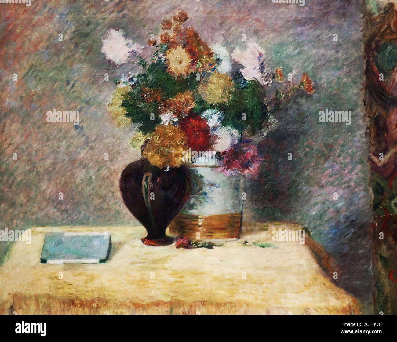 the Still Life With Flowers by Paul Gauguin 1882. the Ny Carlsberg ...