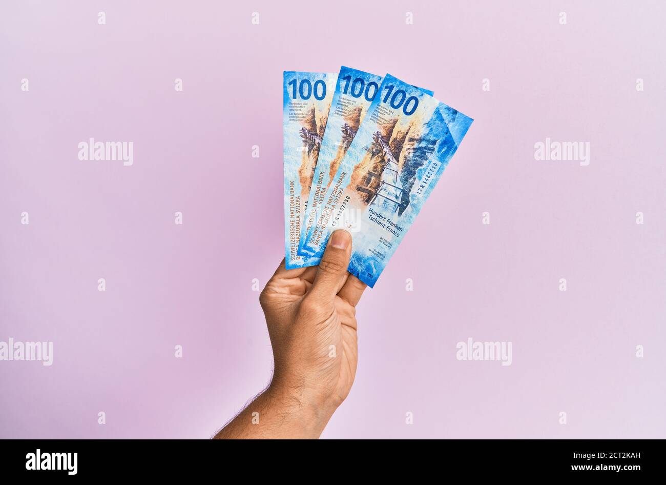 100 franc note hi-res stock photography and images - Alamy