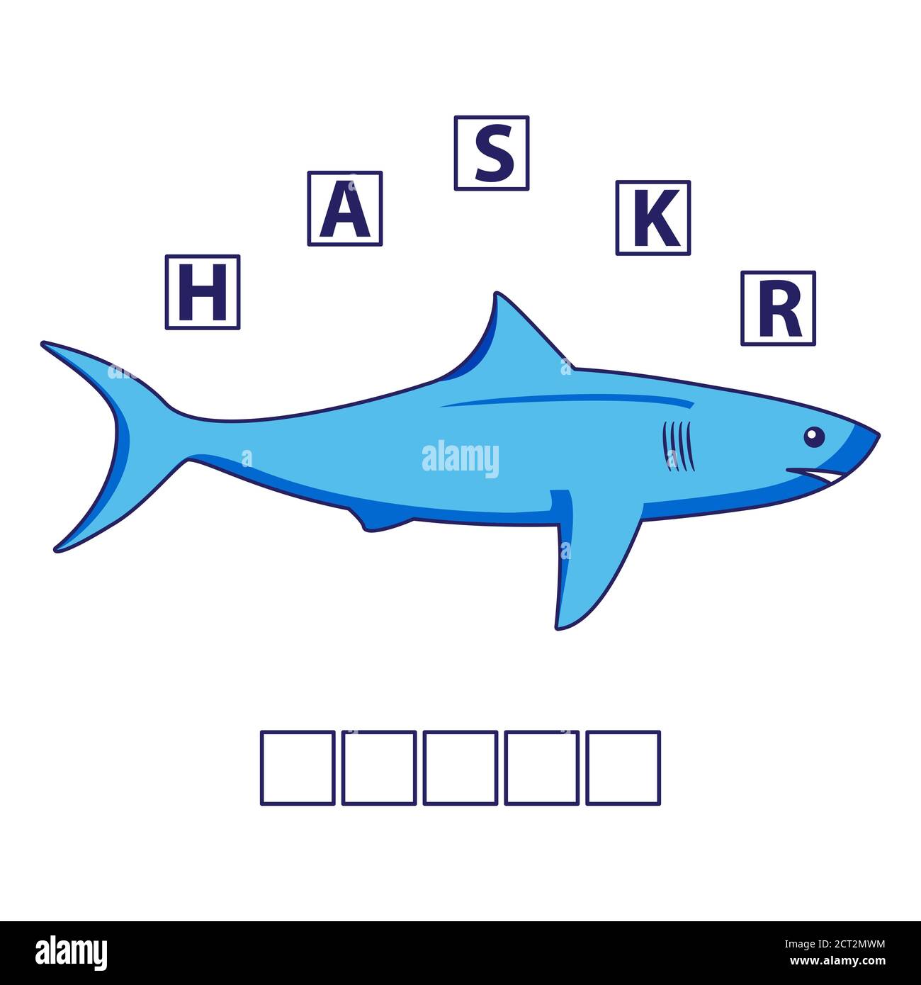 Game words puzzle shark.Education developing child.Riddle for preschool ...