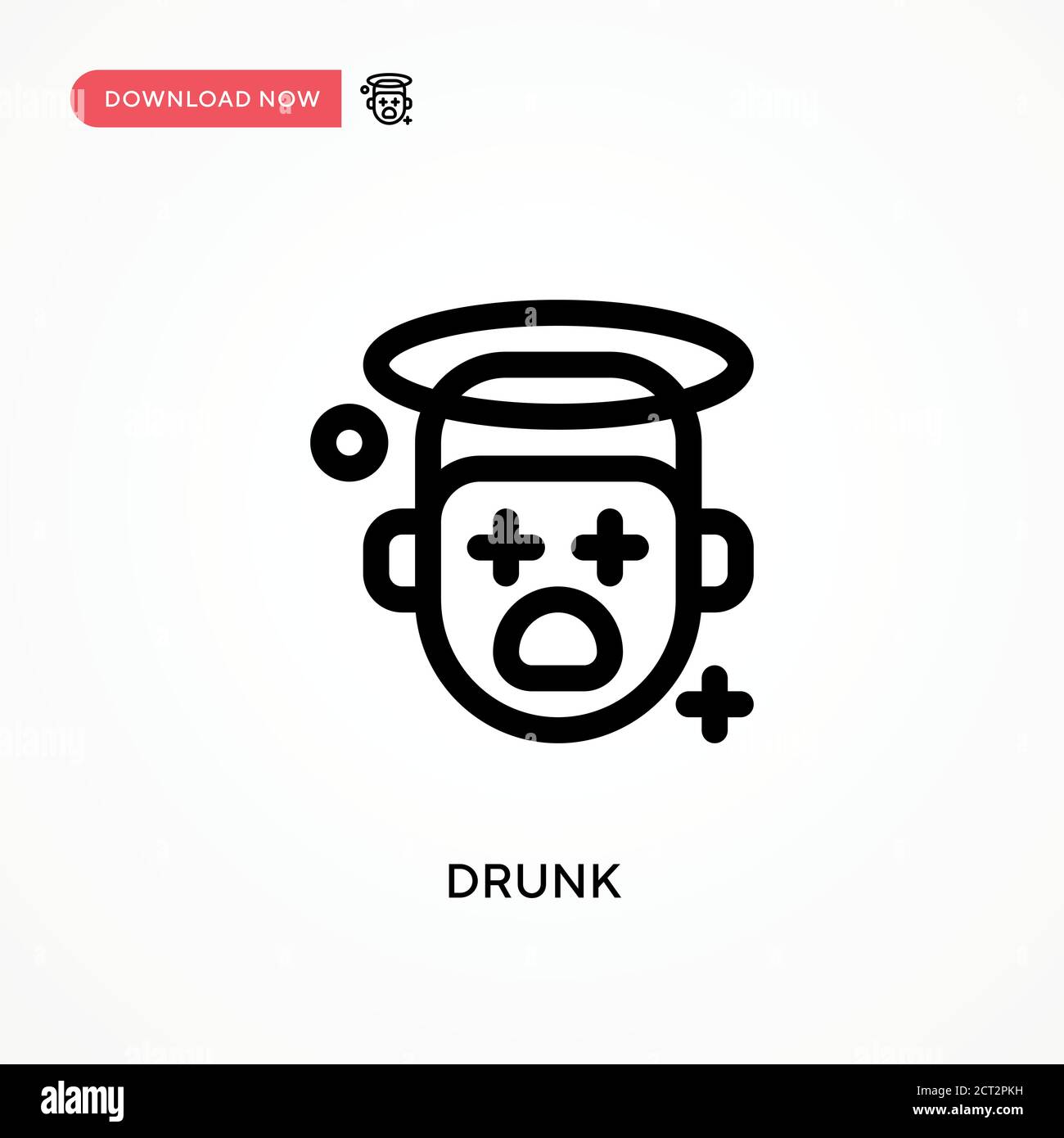 Person alone at bar at party Stock Vector Images - Alamy