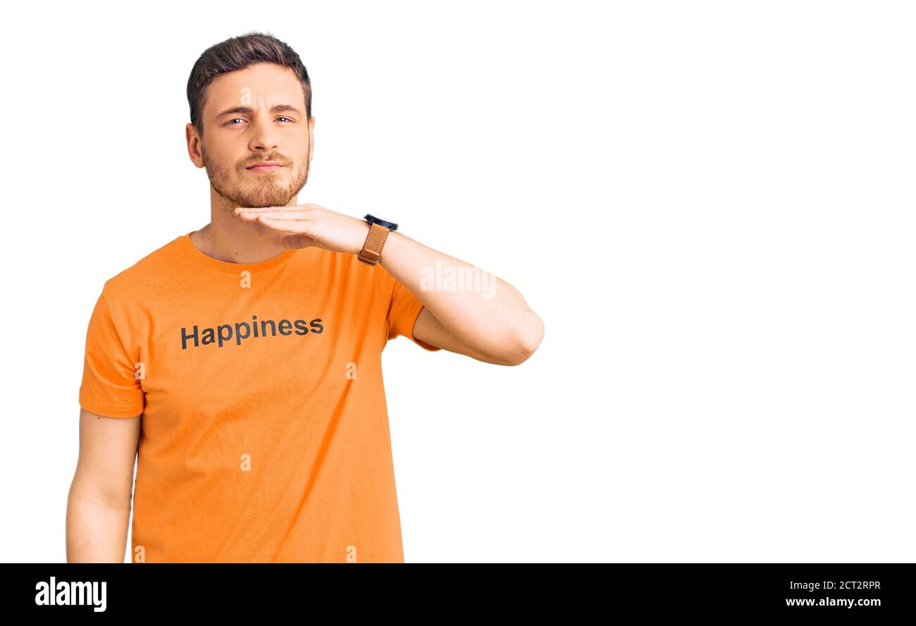 Cut throat gesture Cut Out Stock Images & Pictures - Alamy