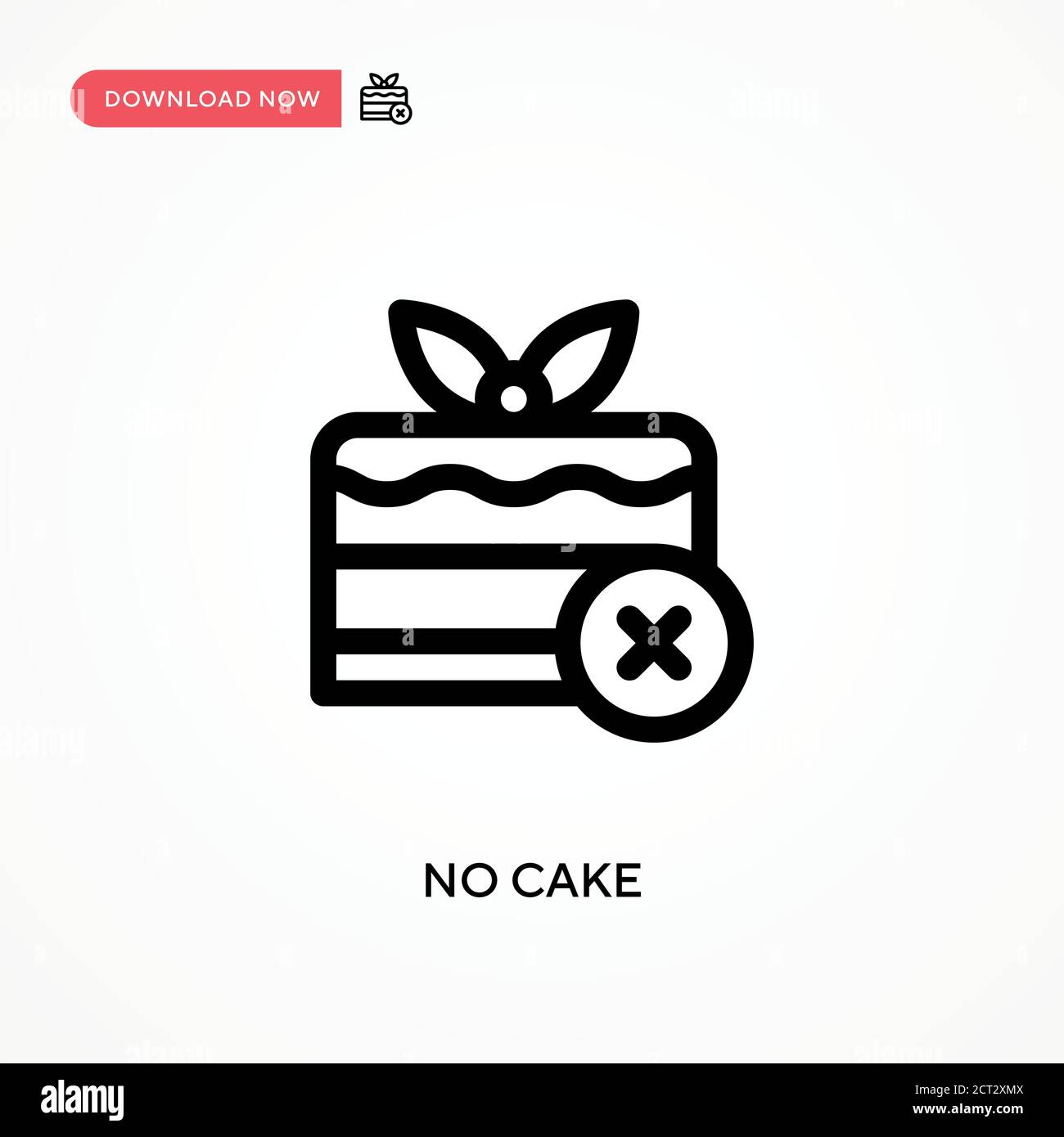 Beautiful woman eating cake Stock Vector Images - Alamy