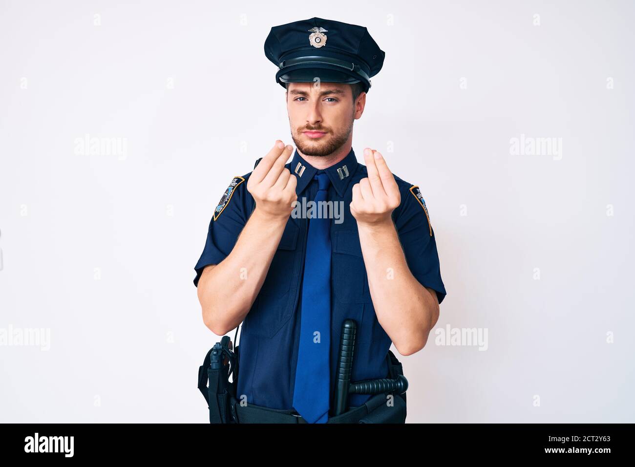 Handsome italian policeman hi-res stock photography and images - Alamy