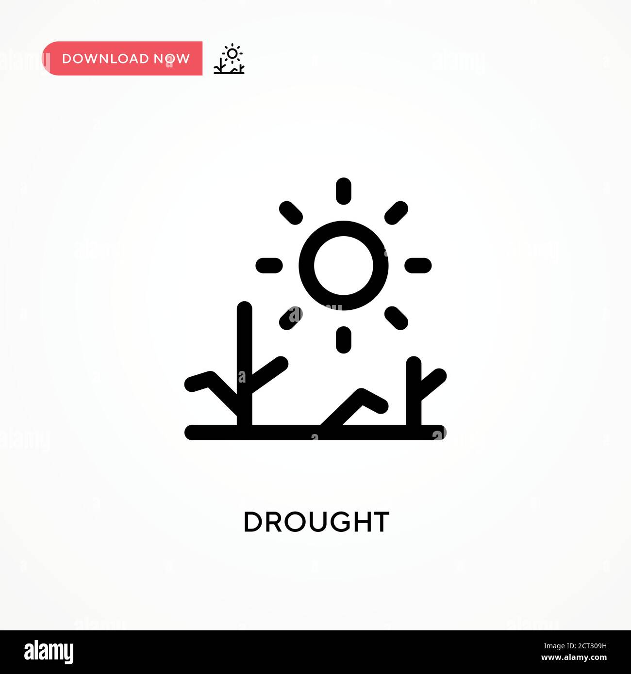 Climate crisis africa Stock Vector Images - Alamy