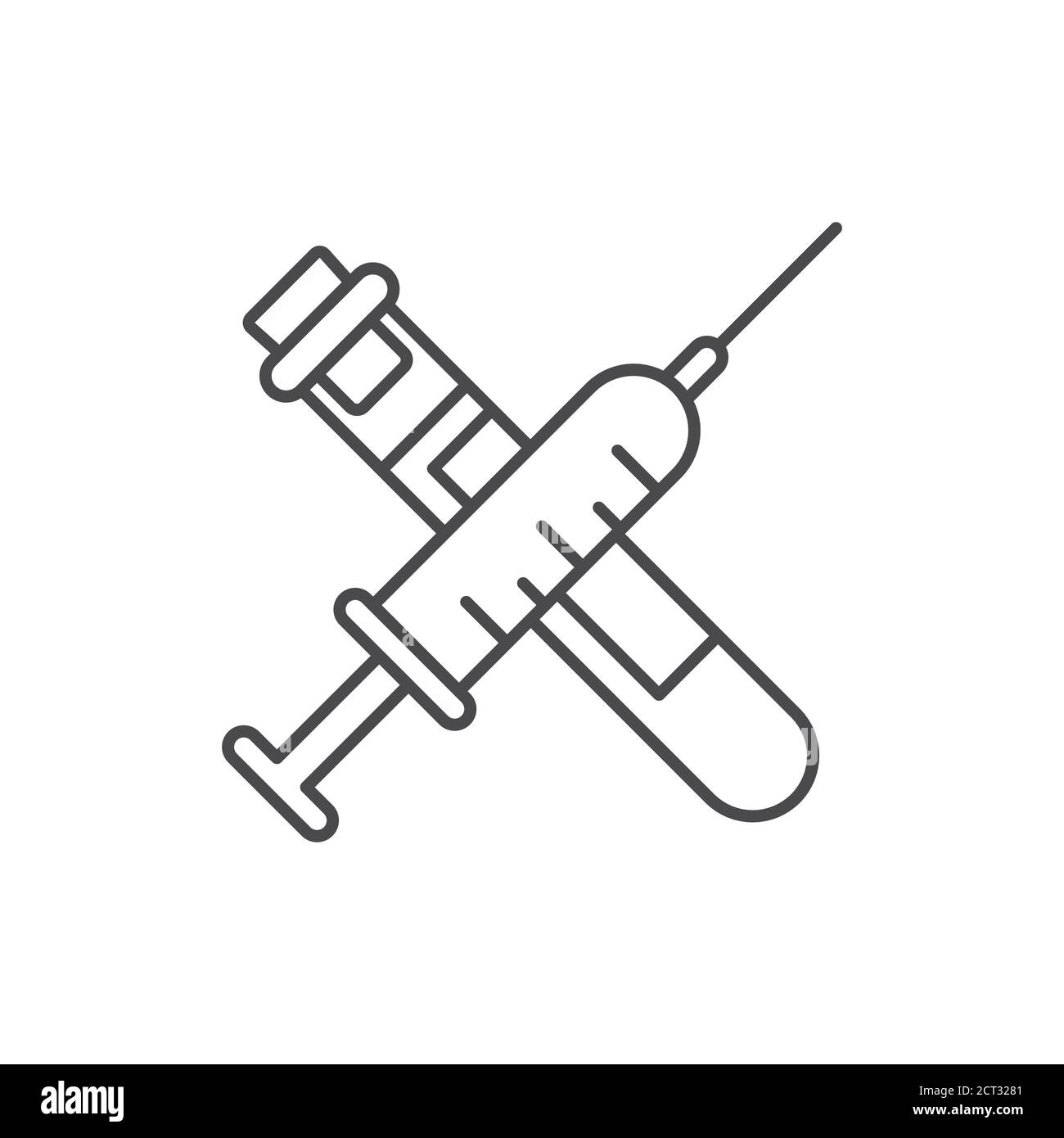 General blood analysis black line icon. Medical and scientific concept ...