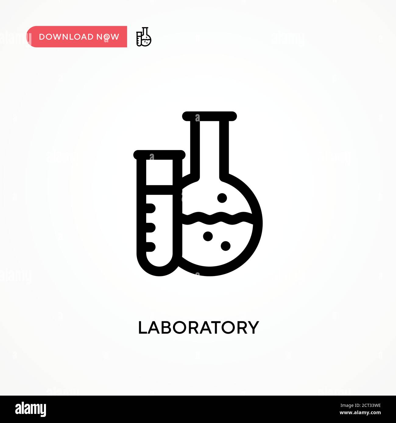 Laboratory Simple vector icon. Modern, simple flat vector illustration ...