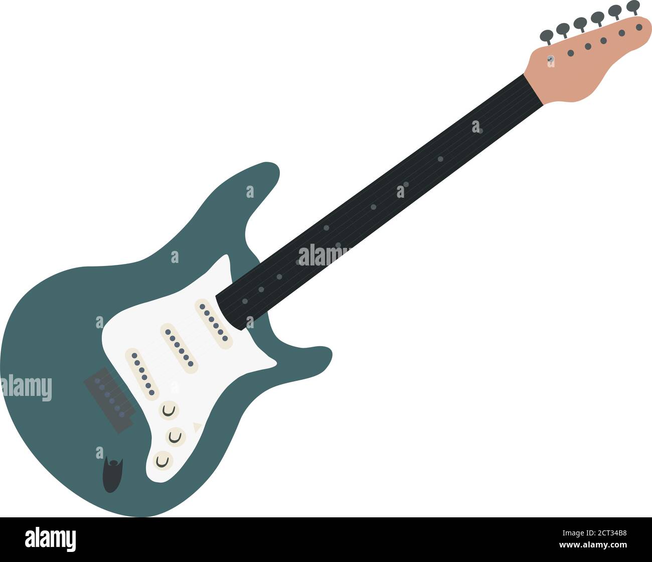isolated vector electric guitar Stock Vector Image & Art - Alamy