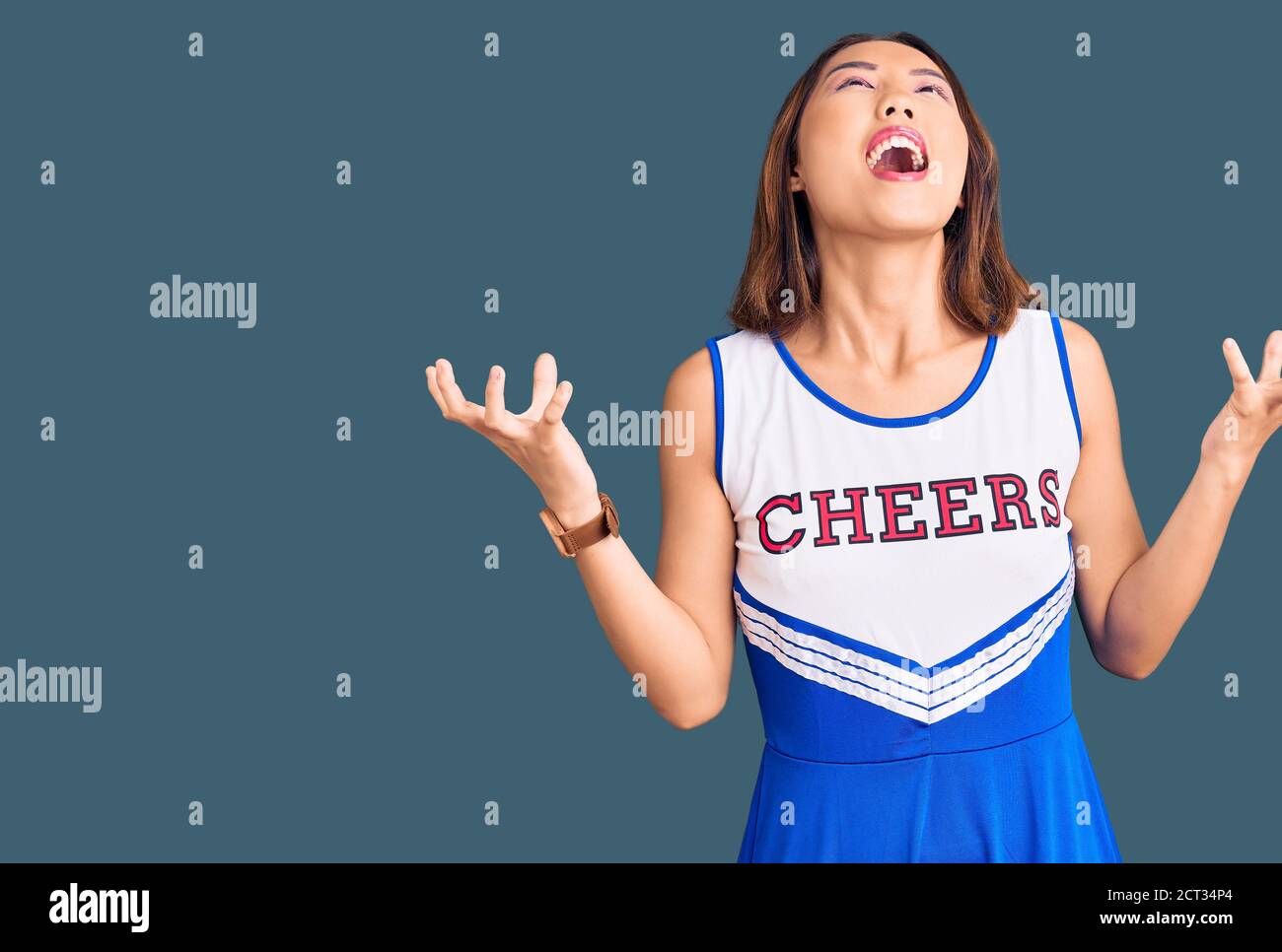 Cheer leader shouting hi-res stock photography and images - Alamy