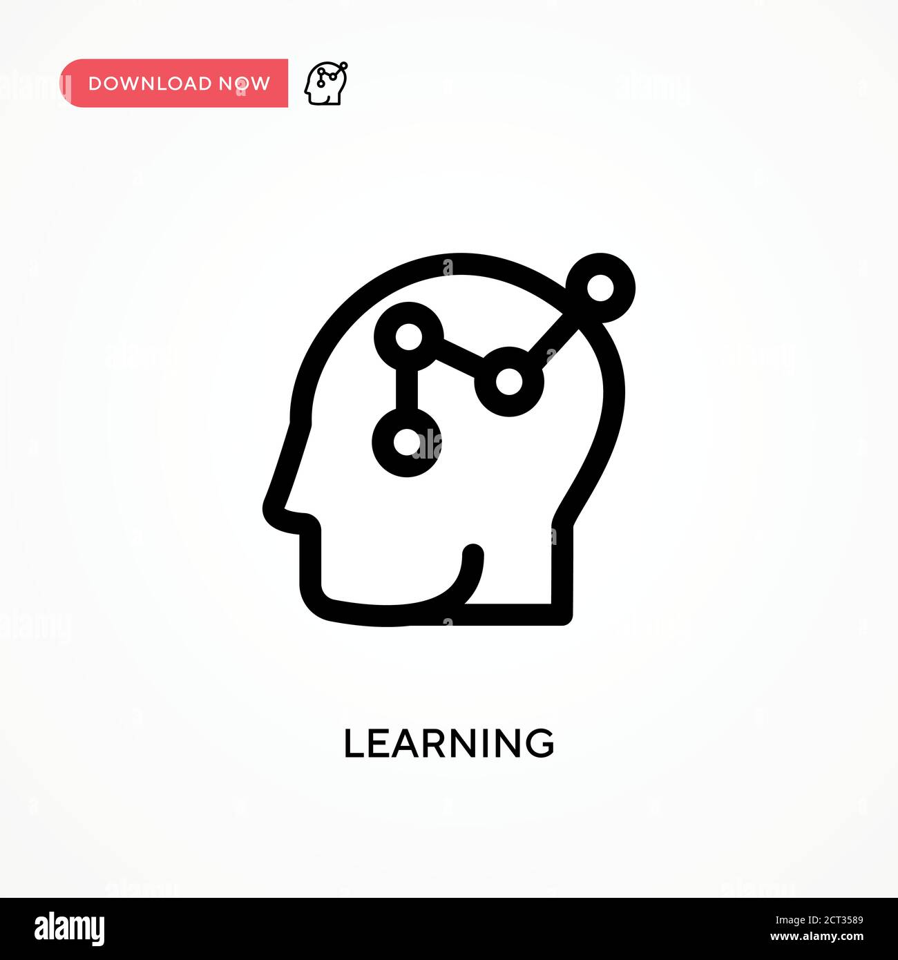 Learning Simple vector icon. Modern, simple flat vector illustration ...