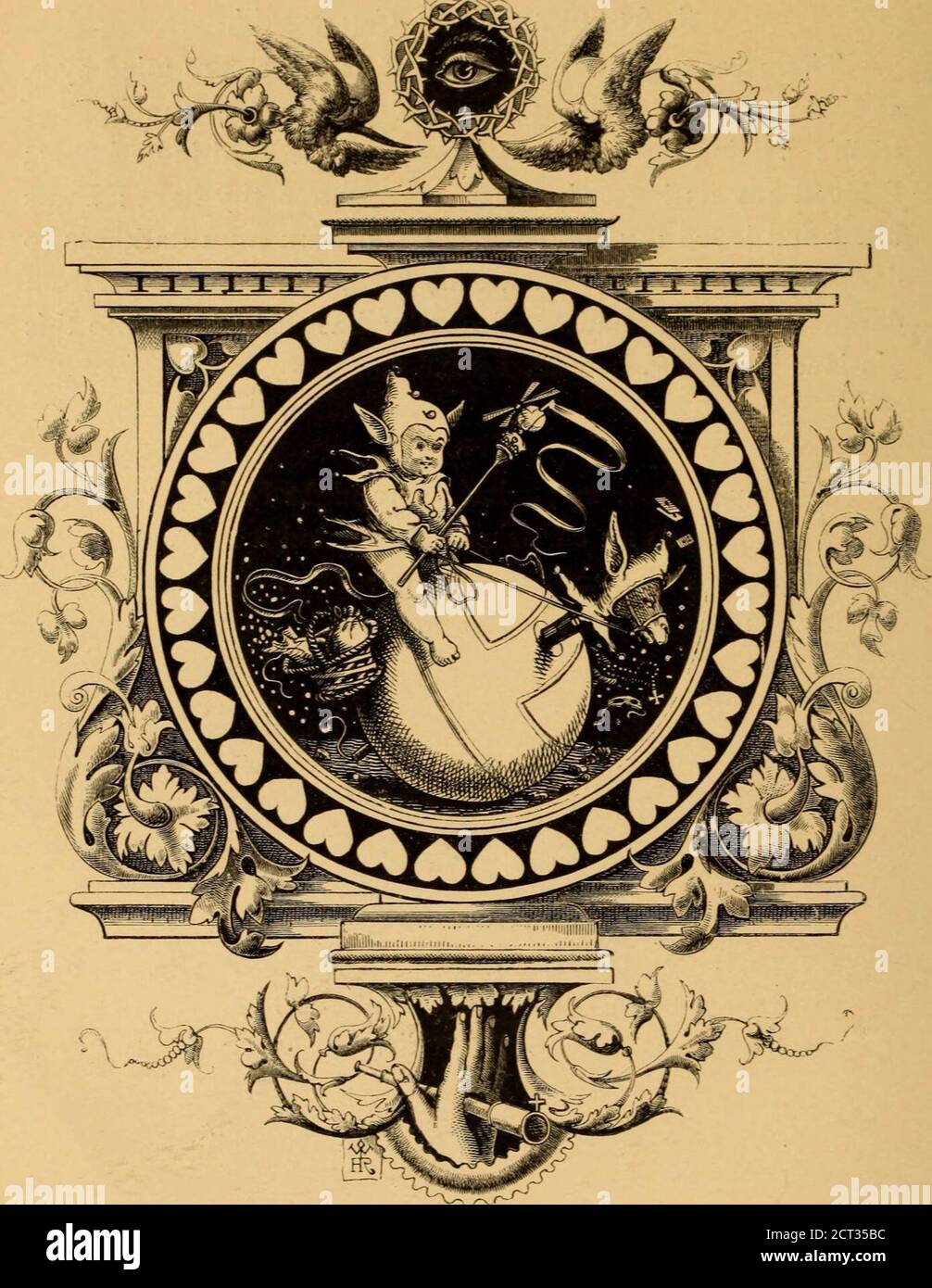 . Quarles' Emblems Stock Photo - Alamy