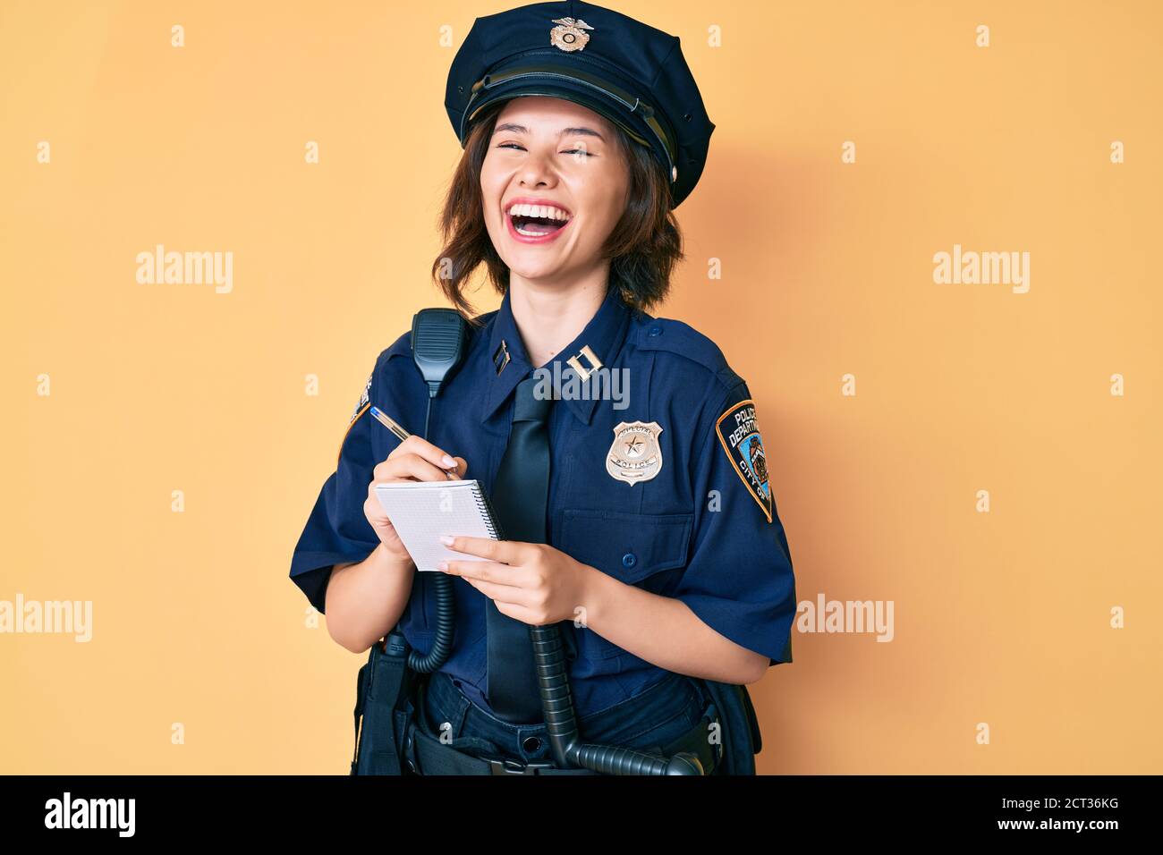 Officer and laughing girl hi-res stock photography and images - Alamy