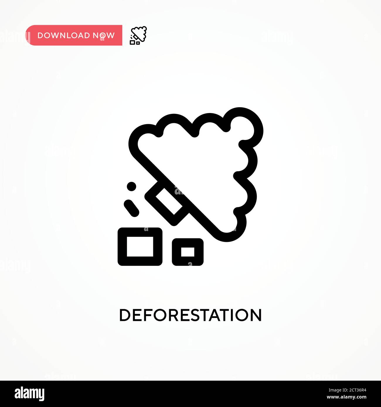 Rainforest deforestation asia Stock Vector Images - Alamy