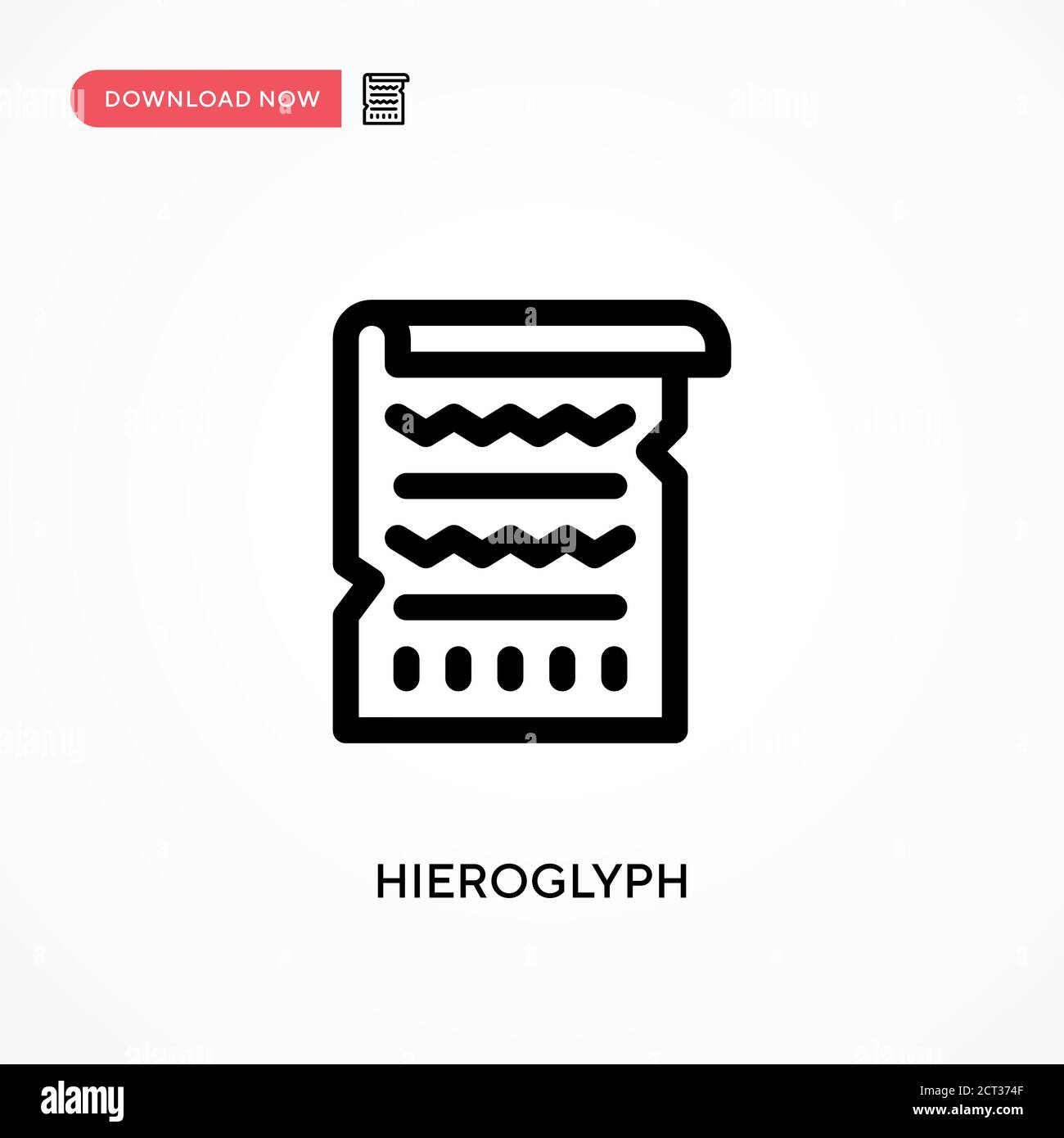 Egyptian hieroglyphics stone background Stock Vector Images - Alamy