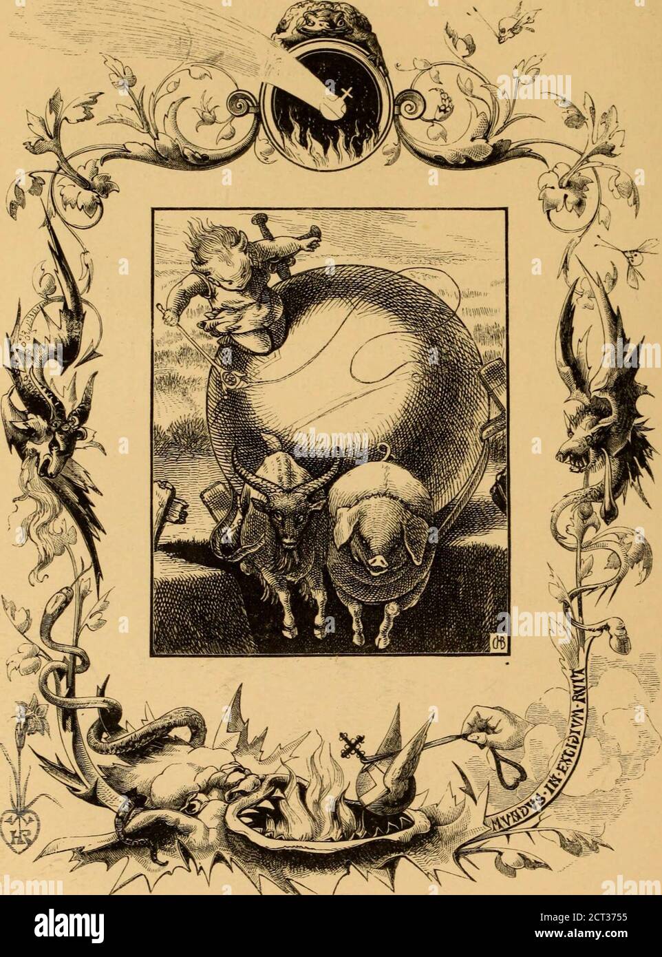 . Quarles' Emblems Stock Photo - Alamy