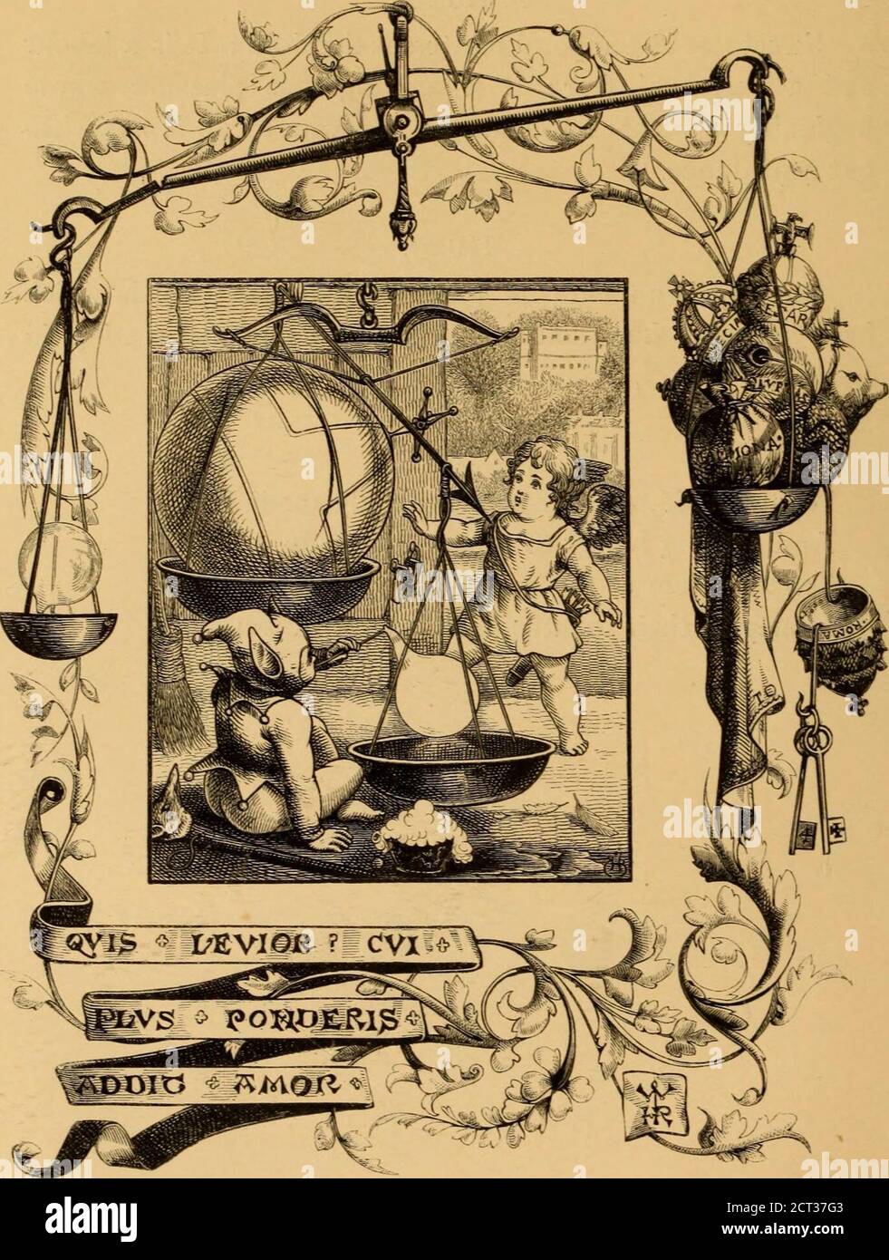 . Quarles' Emblems Stock Photo - Alamy