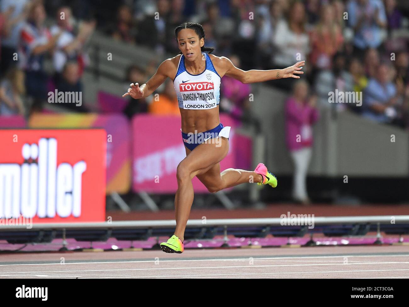 KATARINA JOHNSON-THOMPSON RUNS 22.86 IN THE 200m OF THE WOMENS ...