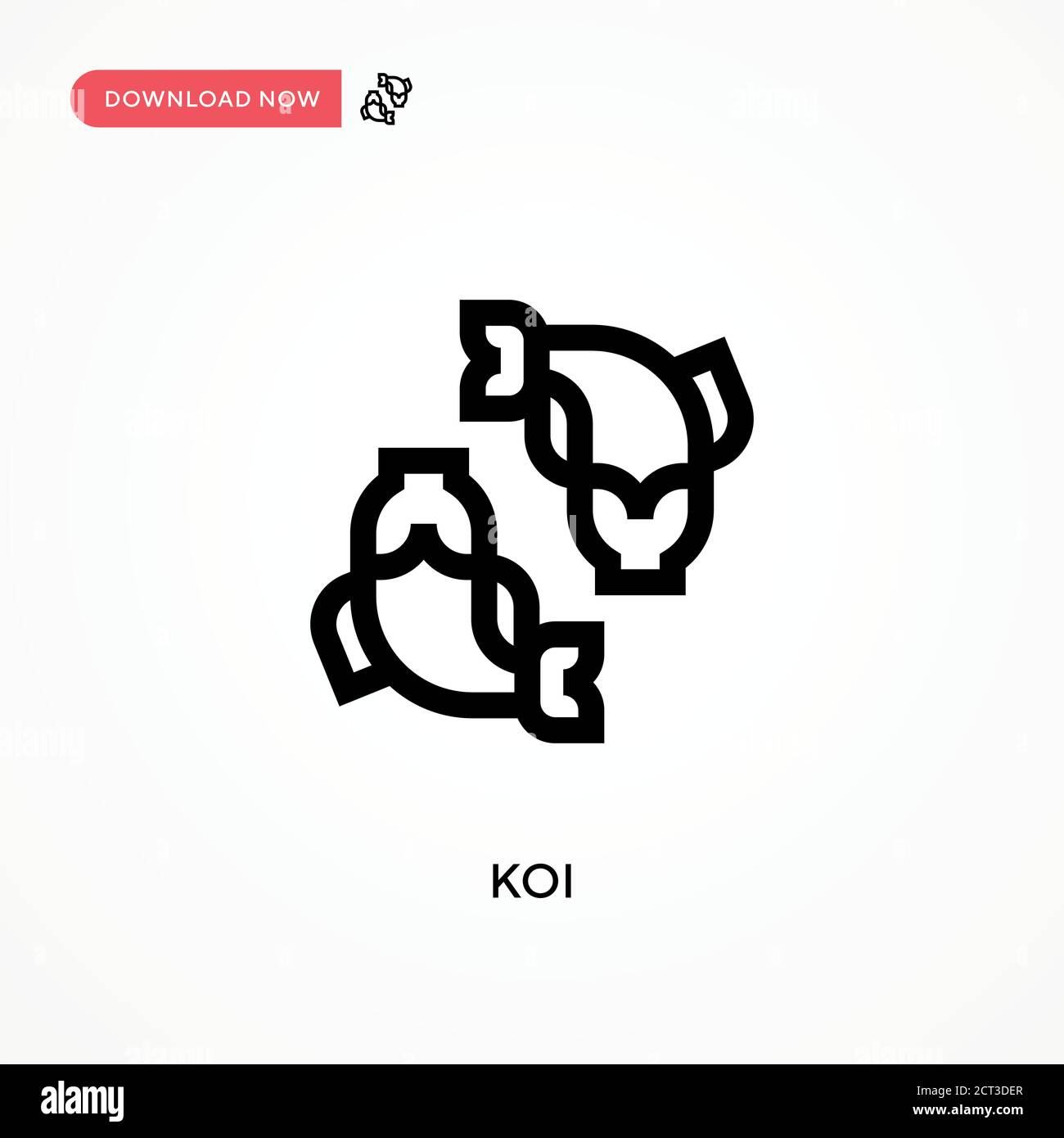 Koi fish wallpaper Cut Out Stock Images & Pictures - Alamy