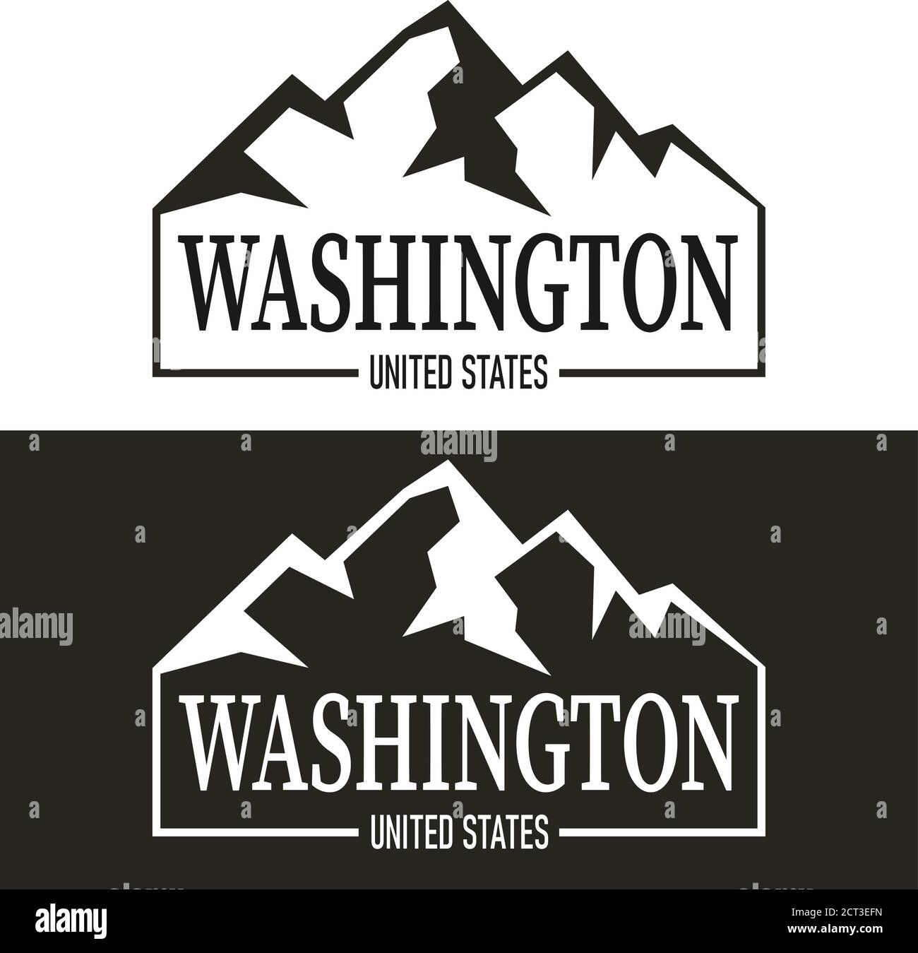 Washington state wildlife Stock Vector Images - Alamy