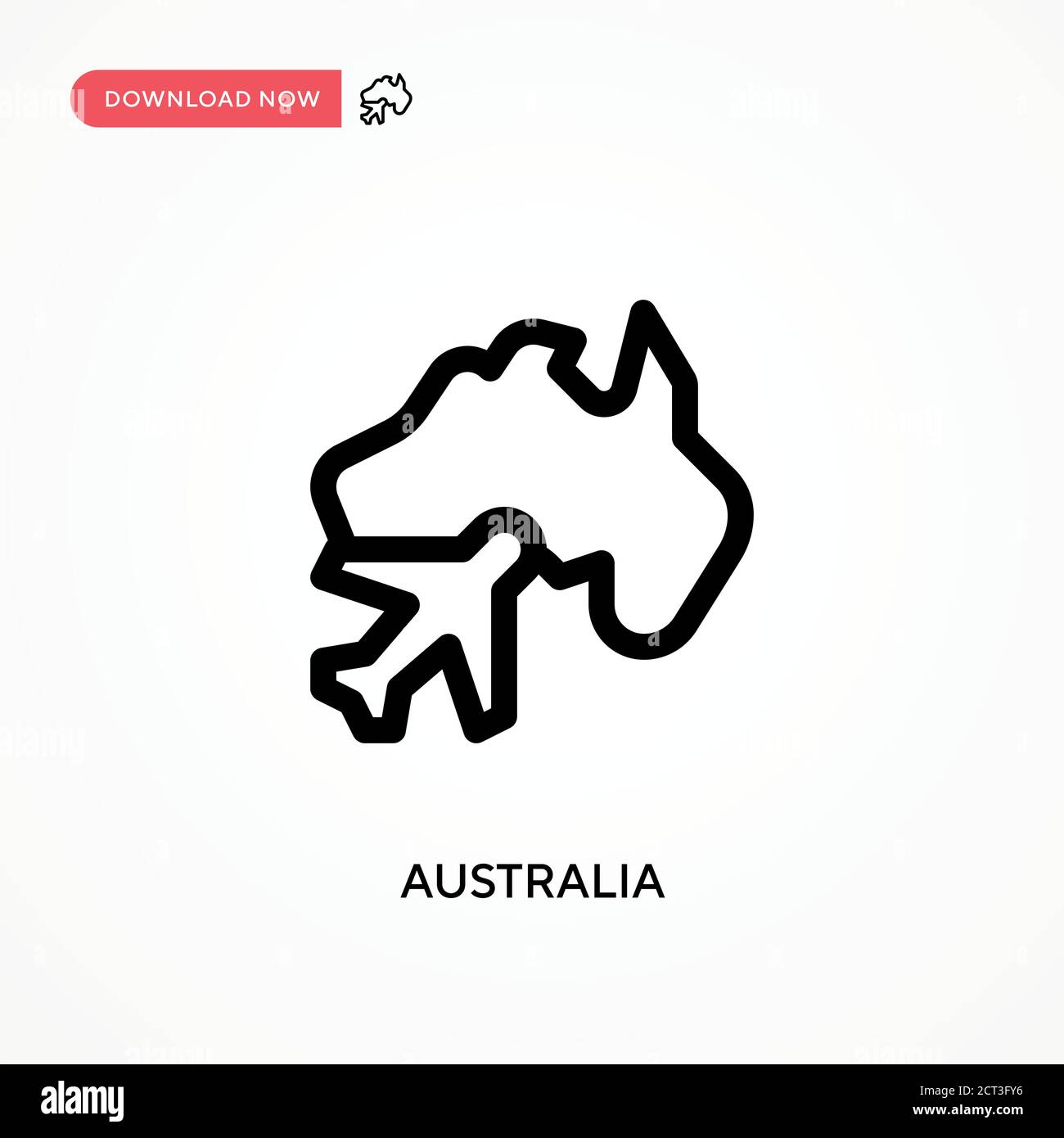 Australia natural bridge Stock Vector Images - Alamy