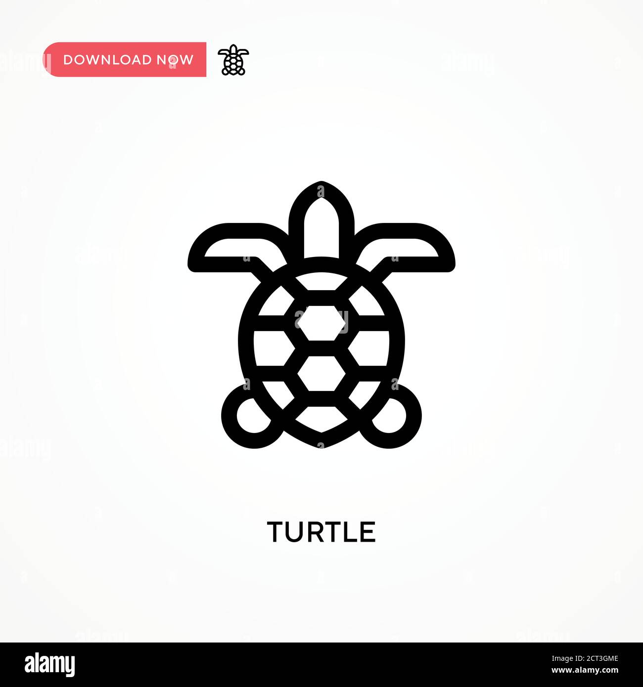 Hawksbill turtles Stock Vector Images - Alamy