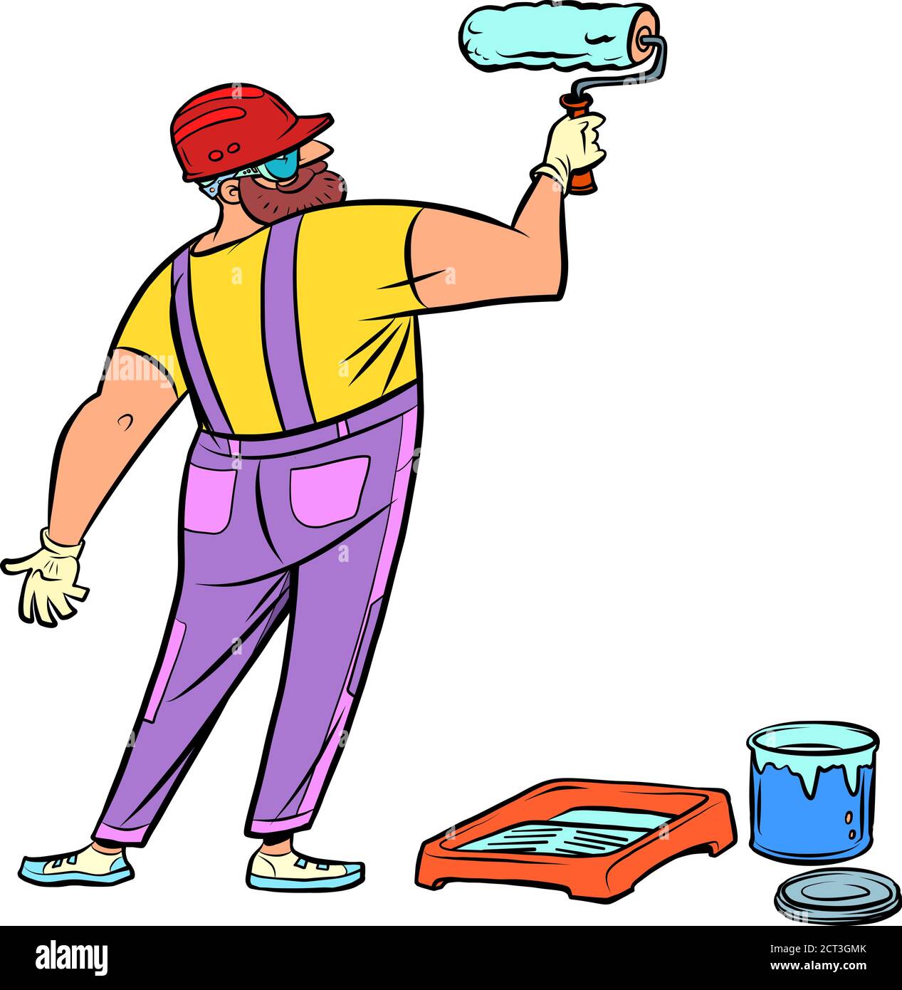 Interior renovating house Stock Vector Images - Alamy