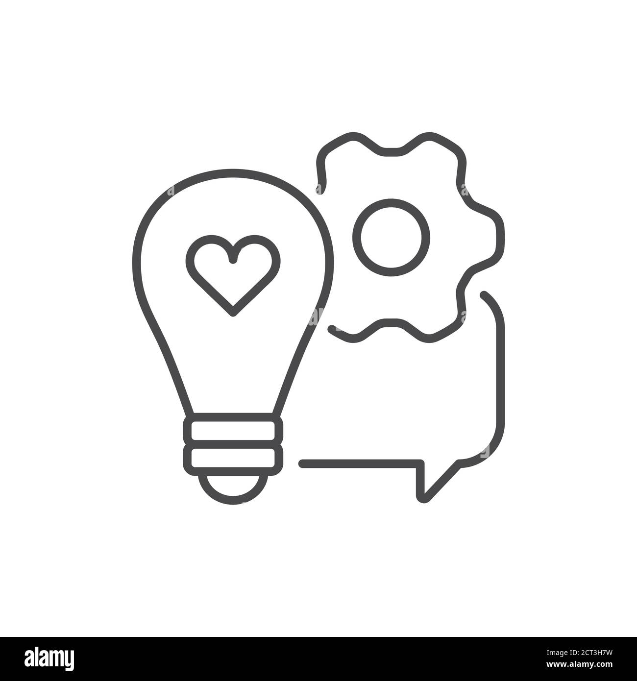 Creativity black line icon. Soft skills. Pictogram for web, mobile app ...
