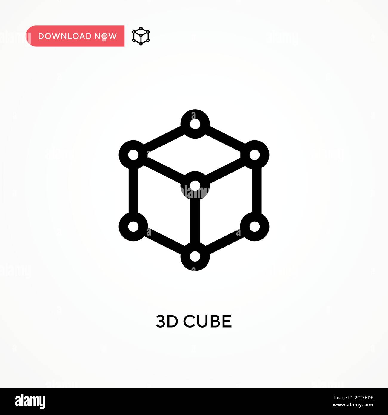 3d render cubic box Stock Vector Images - Alamy