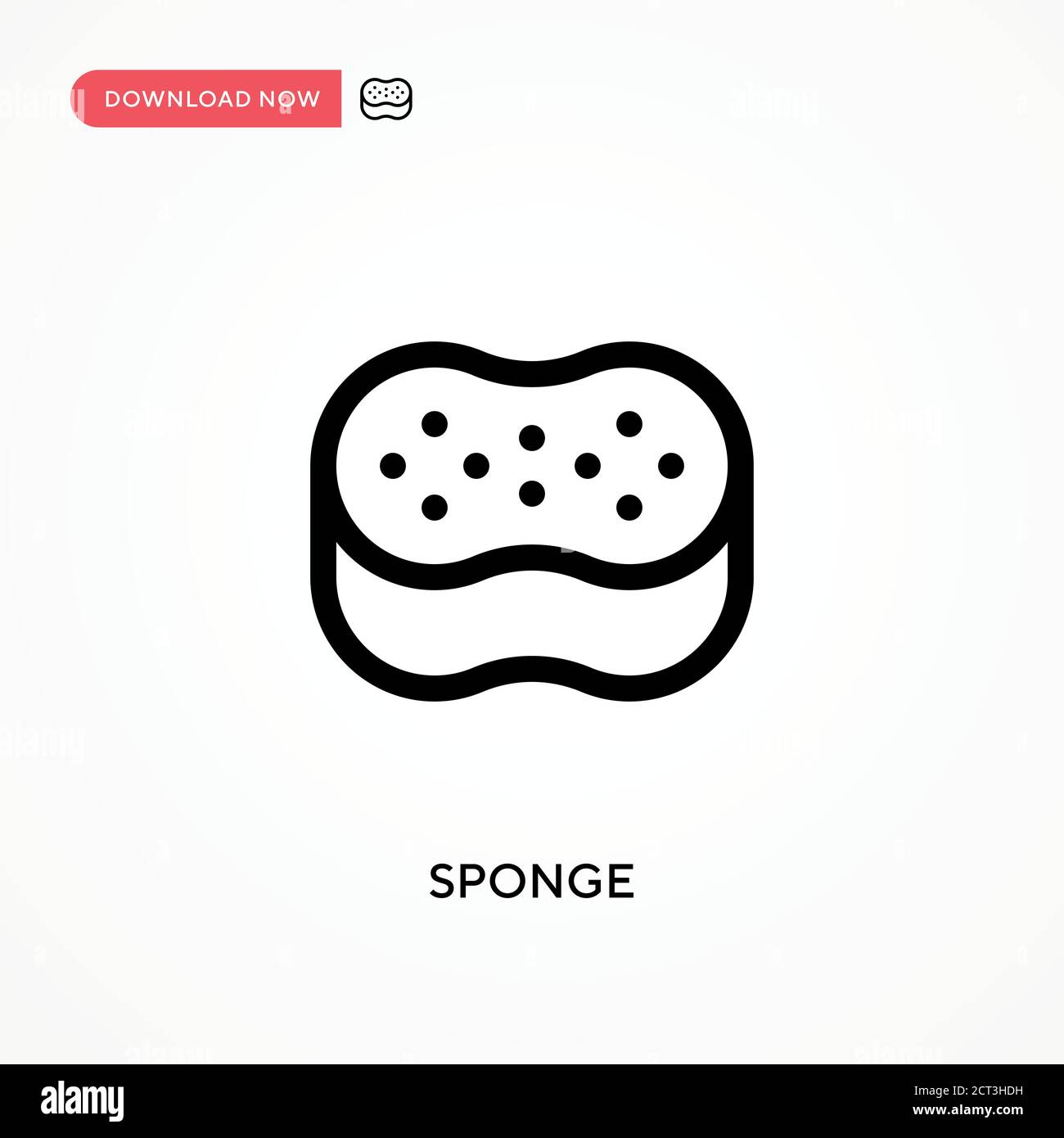 Sponge Simple vector icon. Modern, simple flat vector illustration for ...