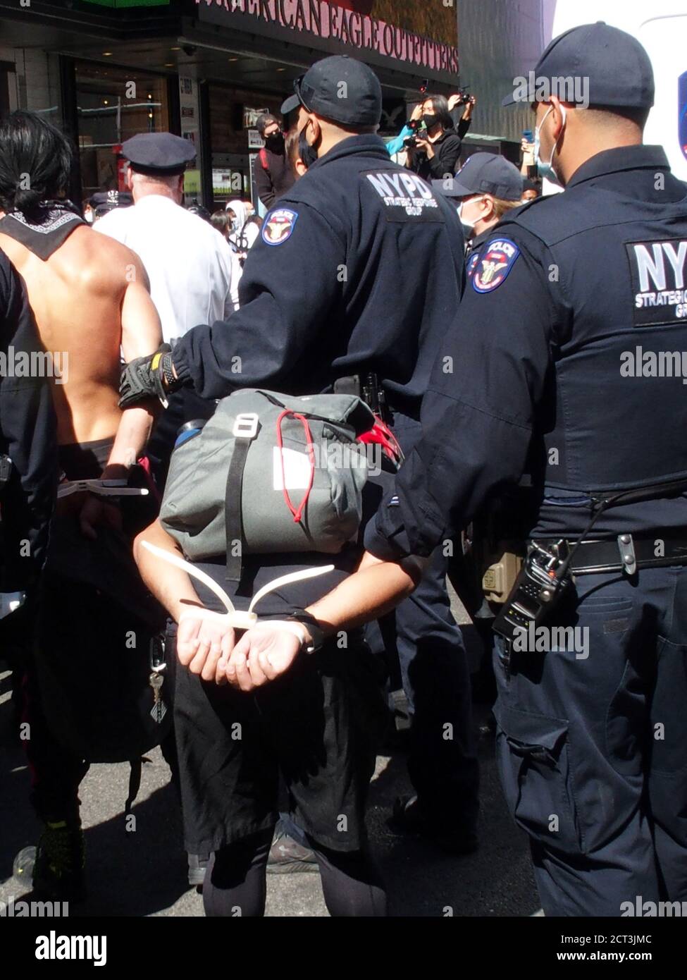 New York, New York, USA. 19th Sep, 2020. Abolish I.C.E. protest at ...