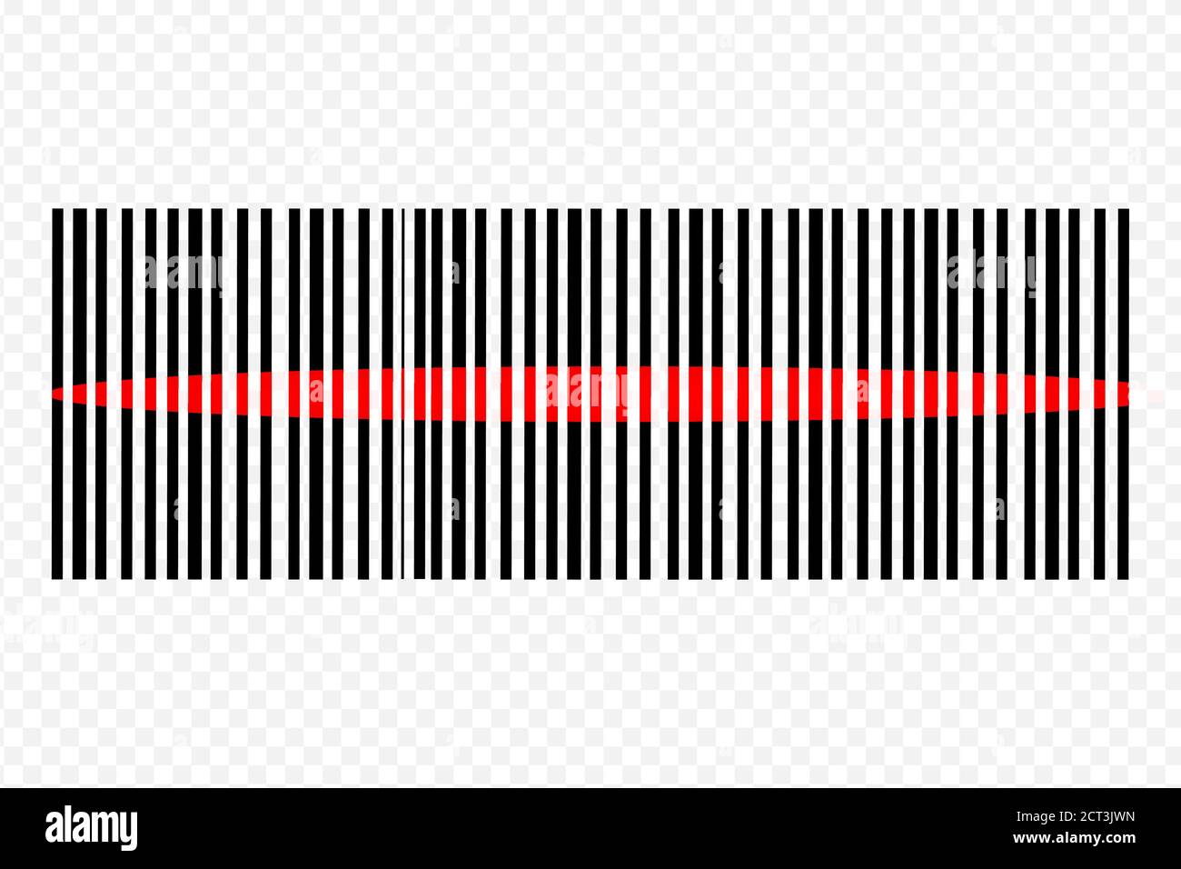 Realistic bar code icon. A modern simple flat barcode. Marketing, the ...