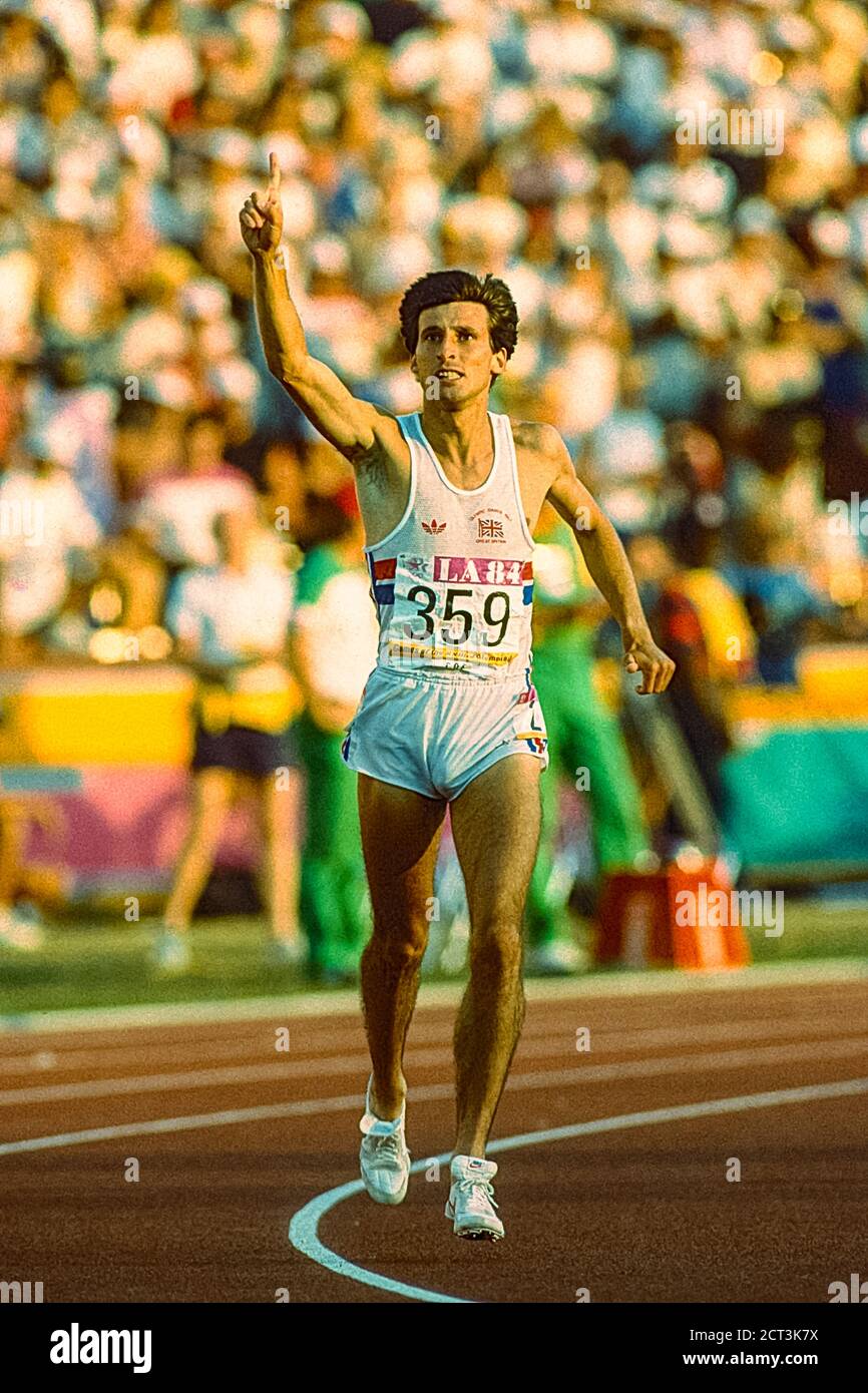 Seb coe 1984 olympics hi-res stock photography and images - Alamy