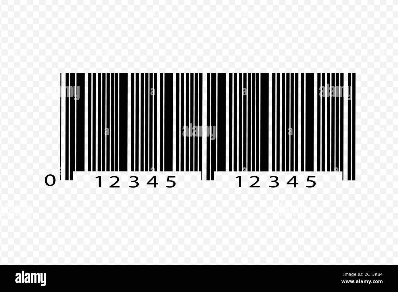 Realistic bar code icon. A modern simple flat barcode. Marketing, the ...