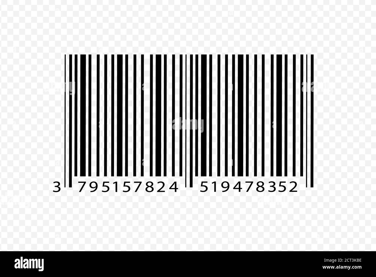 Realistic bar code icon. A modern simple flat barcode. Marketing, the ...