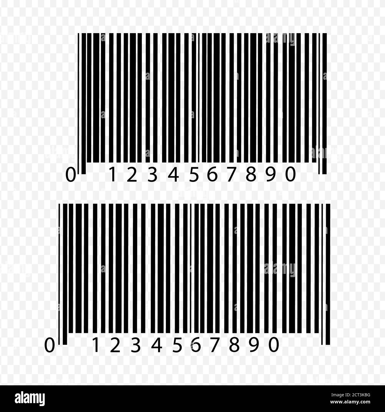 Realistic bar code icon. A modern simple flat barcode. Marketing, the ...