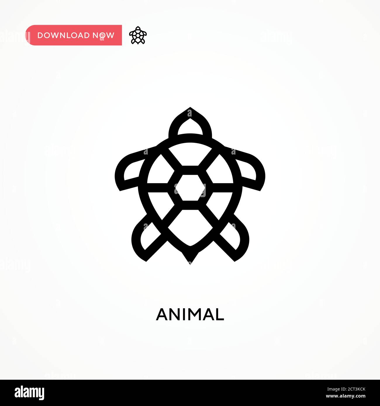 Animal Simple vector icon. Modern, simple flat vector illustration for ...
