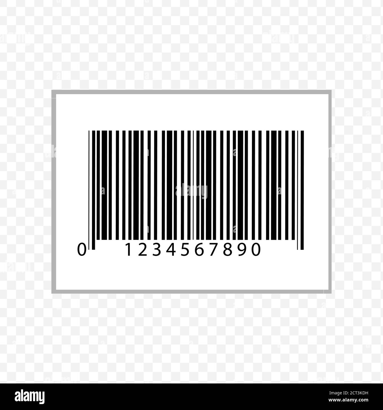 Realistic bar code icon. A modern simple flat barcode. Marketing, the ...