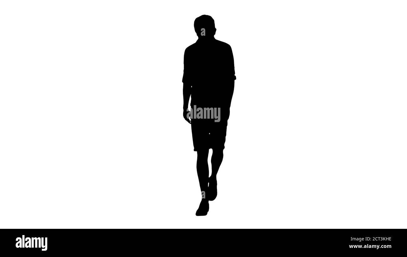 Man Walking Forward Silhouette