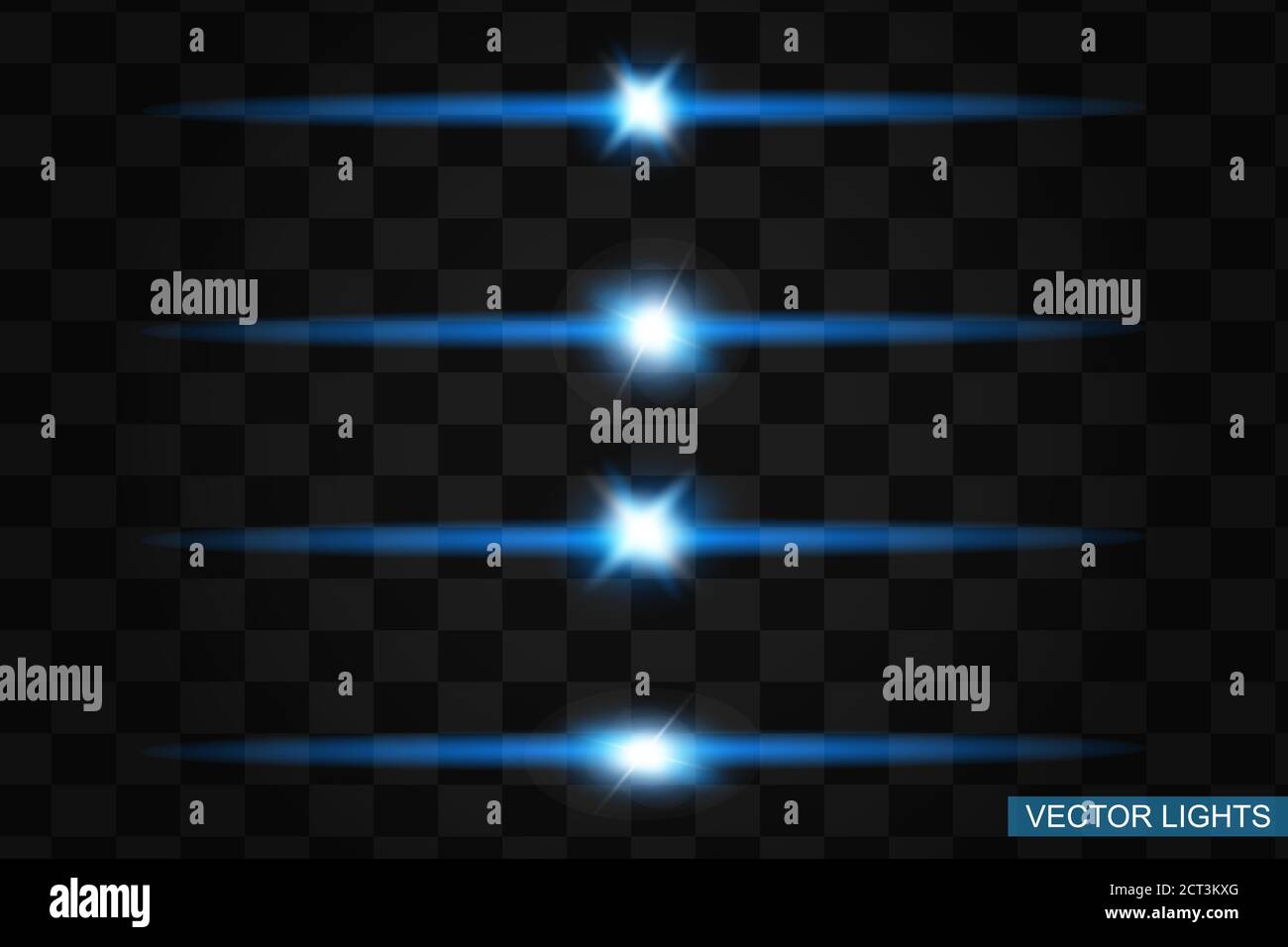 Blue glowing light explodes .Bright Star. Special line flare light ...