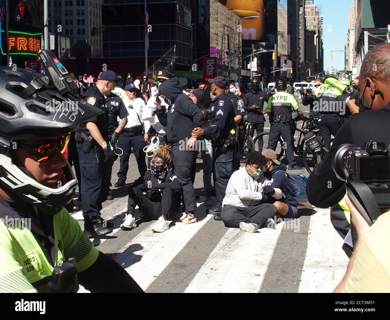 New York, New York, USA. 19th Sep, 2020. Abolish I.C.E. protest at ...